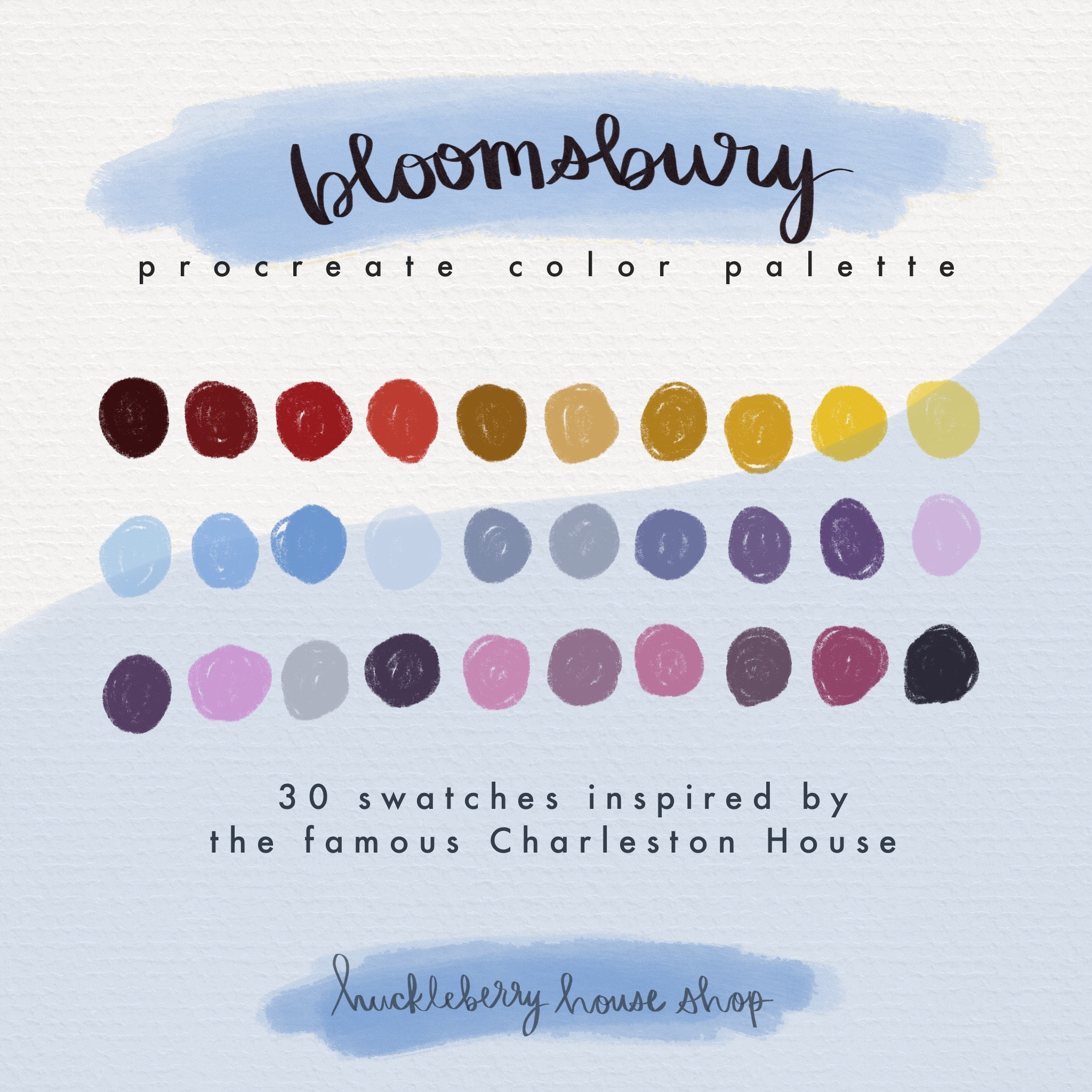 Bloomsbury Color Palette/color Palette/instant Download - Etsy