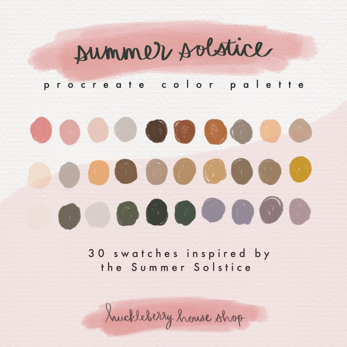 Summer Solstice Color Palette/color Palette/instant Download - Etsy