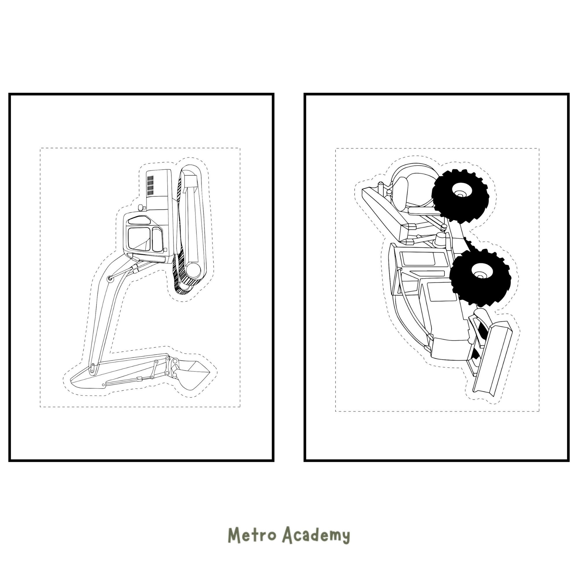 170 Pre-k K Color and Cut Pages Instant Digital Download - Etsy