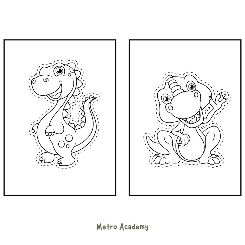 170 Pre-k + K Color and Cut Pages! Instant Digital Download - Children ...