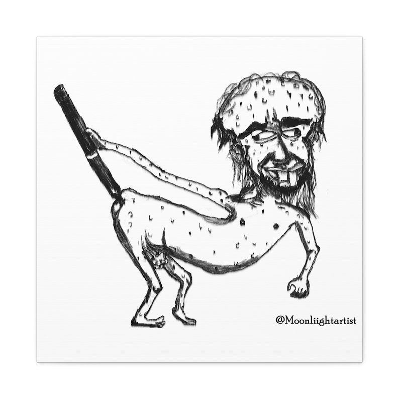 CHIMO CYRAXX: Chance Wilkins, the @n@1 Goblin! Canvas Gallery Wraps - Etsy