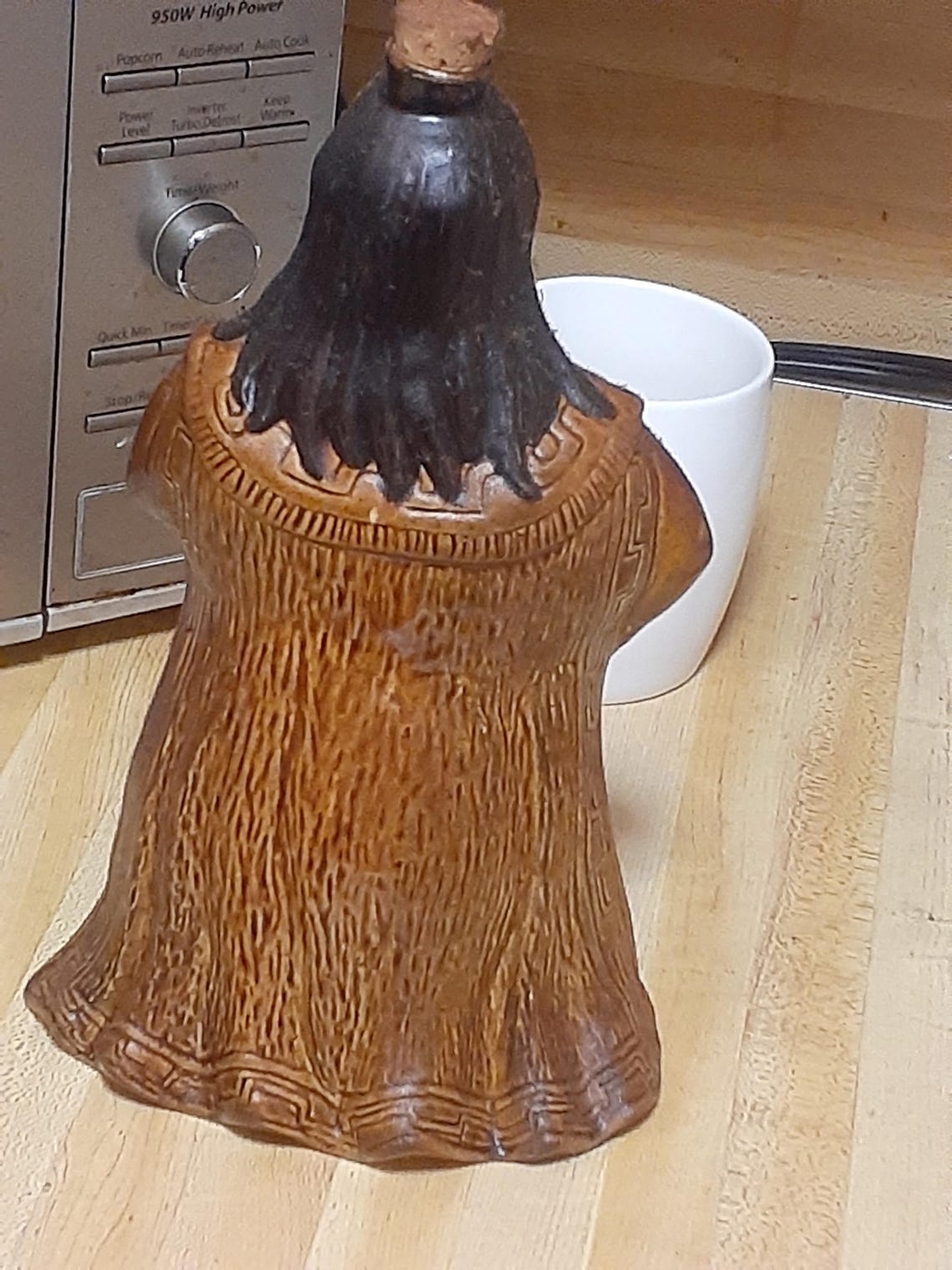 Aztec Warrior Statue Wooden Bottle - Etsy