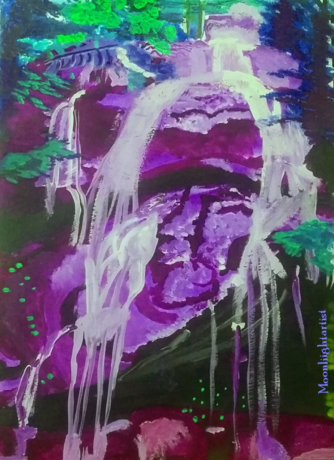 Violet 2nd Waterfall-digital Download Print - Etsy