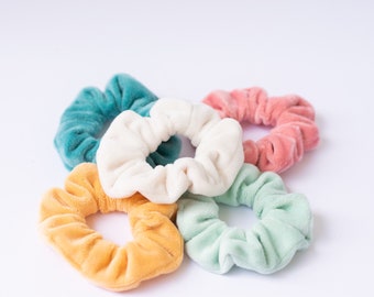 Fuzzy Scrunchie - Etsy