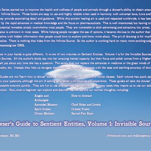 Dowser's Guide to Sentient Entities, Volume 1: Invisible Sources - Etsy
