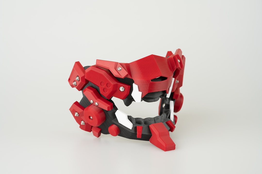 Techwear/streetwear Oni Mask [red] - Etsy