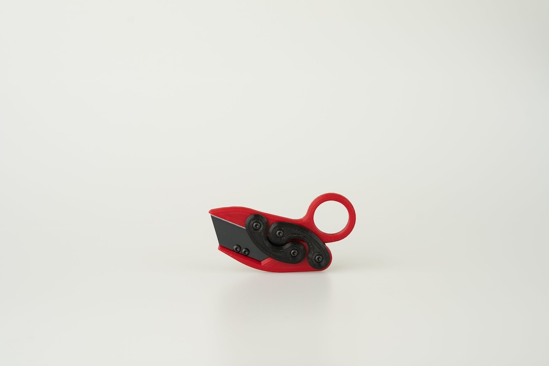 Tactical/utility Oni Knife [red] - Etsy