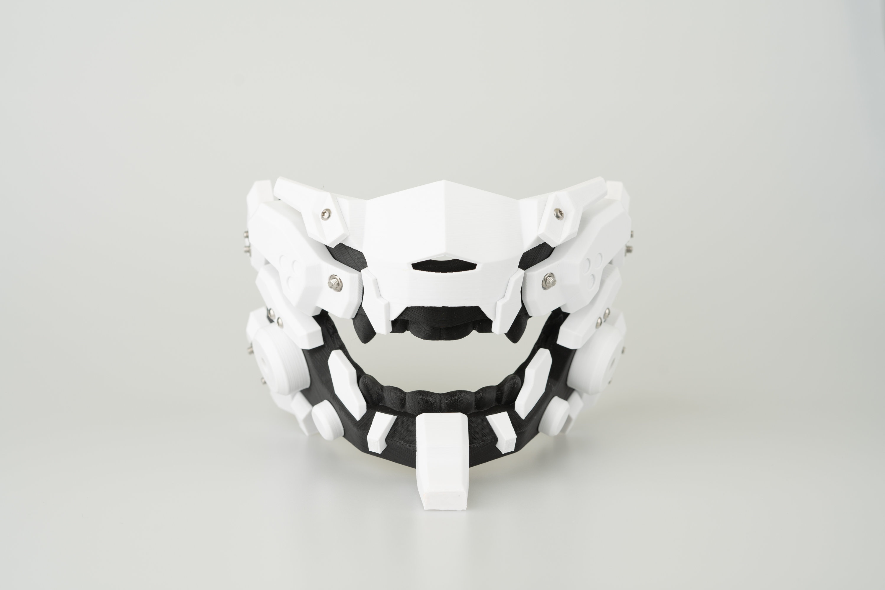 Techwear/streetwear Oni Mask [white] - Etsy
