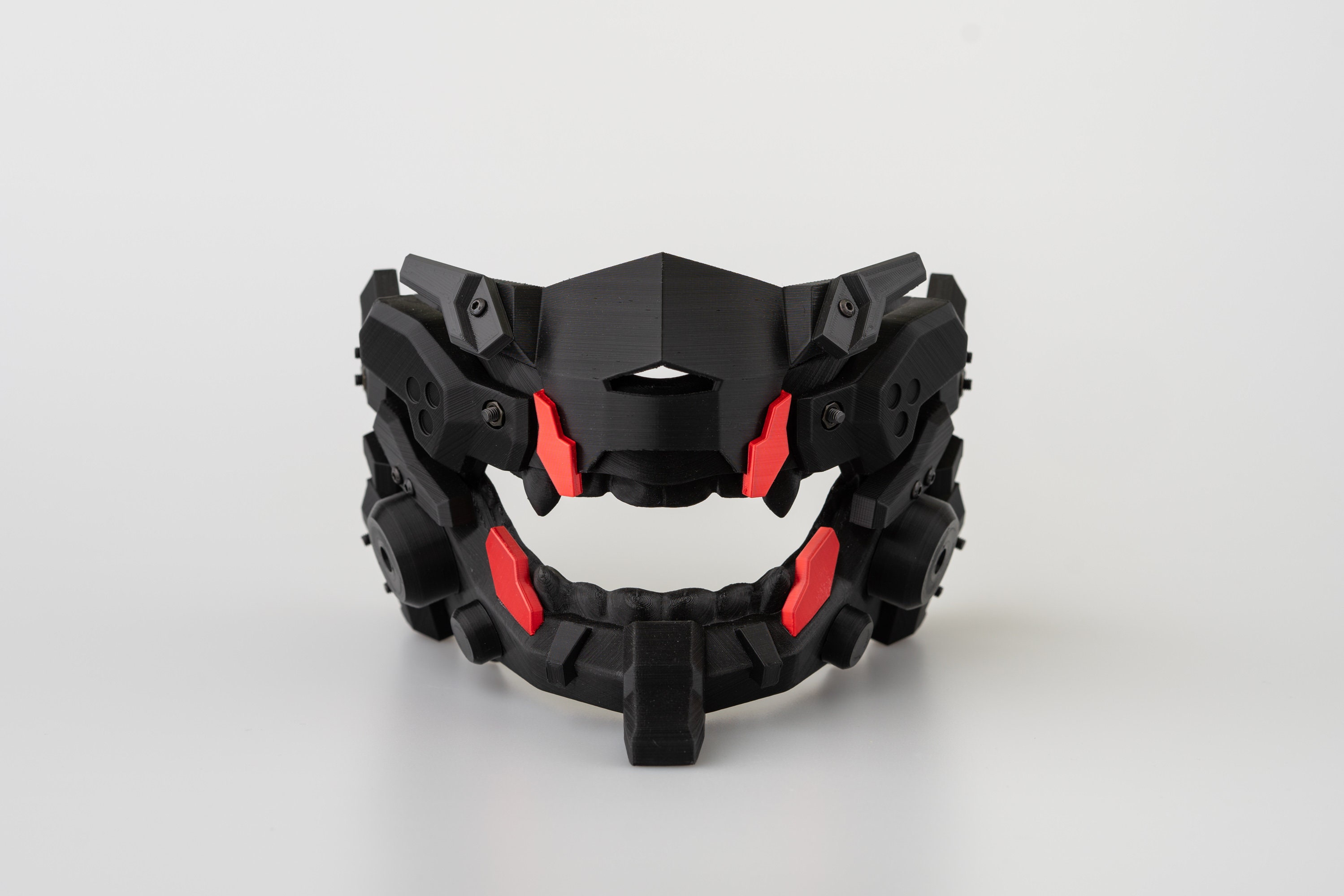 Techwear/streetwear Oni Mask matte Black - Etsy