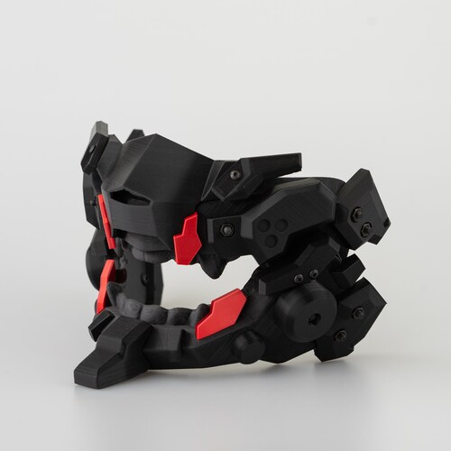 Techwear/streetwear Oni Mask red - Etsy