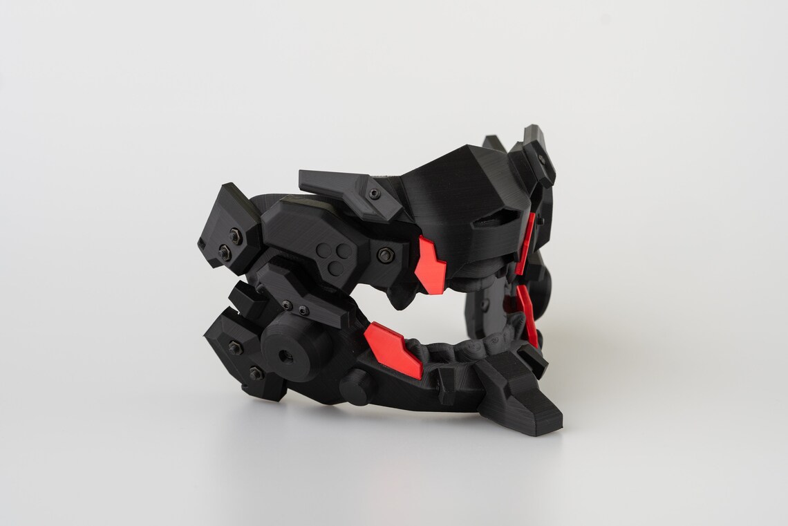 Techwear/streetwear Oni Mask matte Black - Etsy