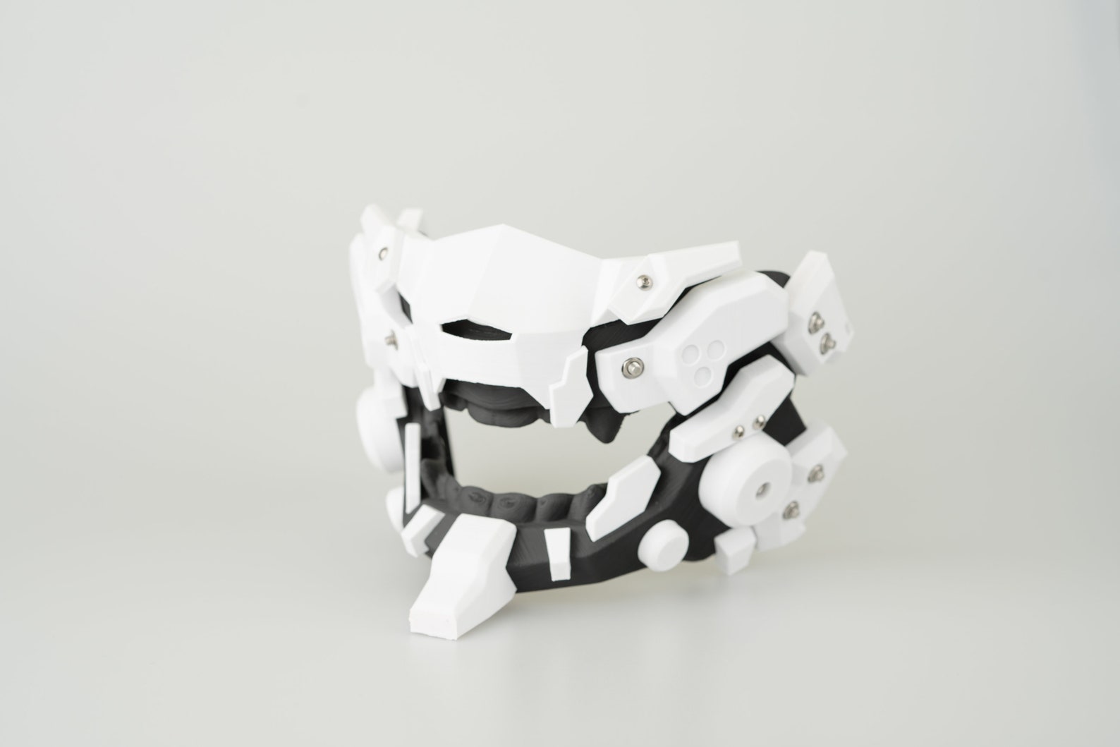 Techwear/streetwear Oni Mask [white] - Etsy