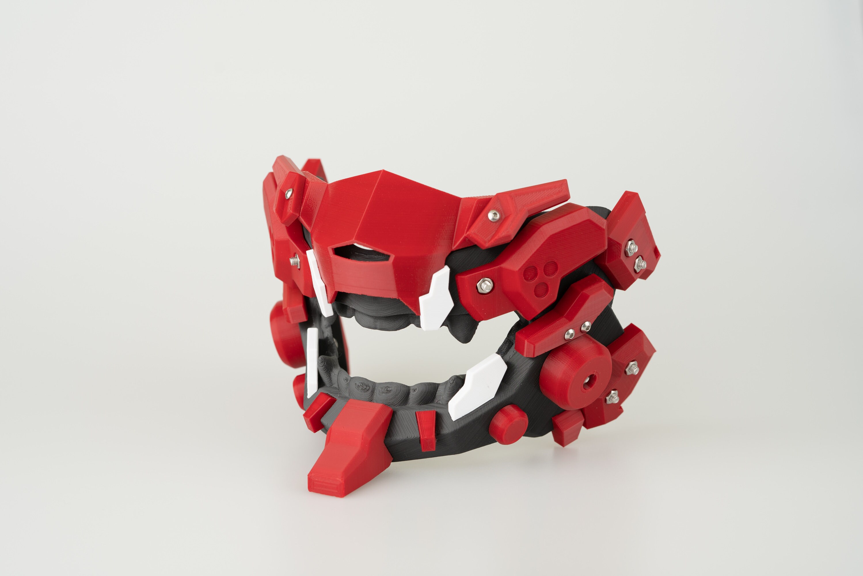 Techwear/streetwear Oni Mask [red] - Etsy