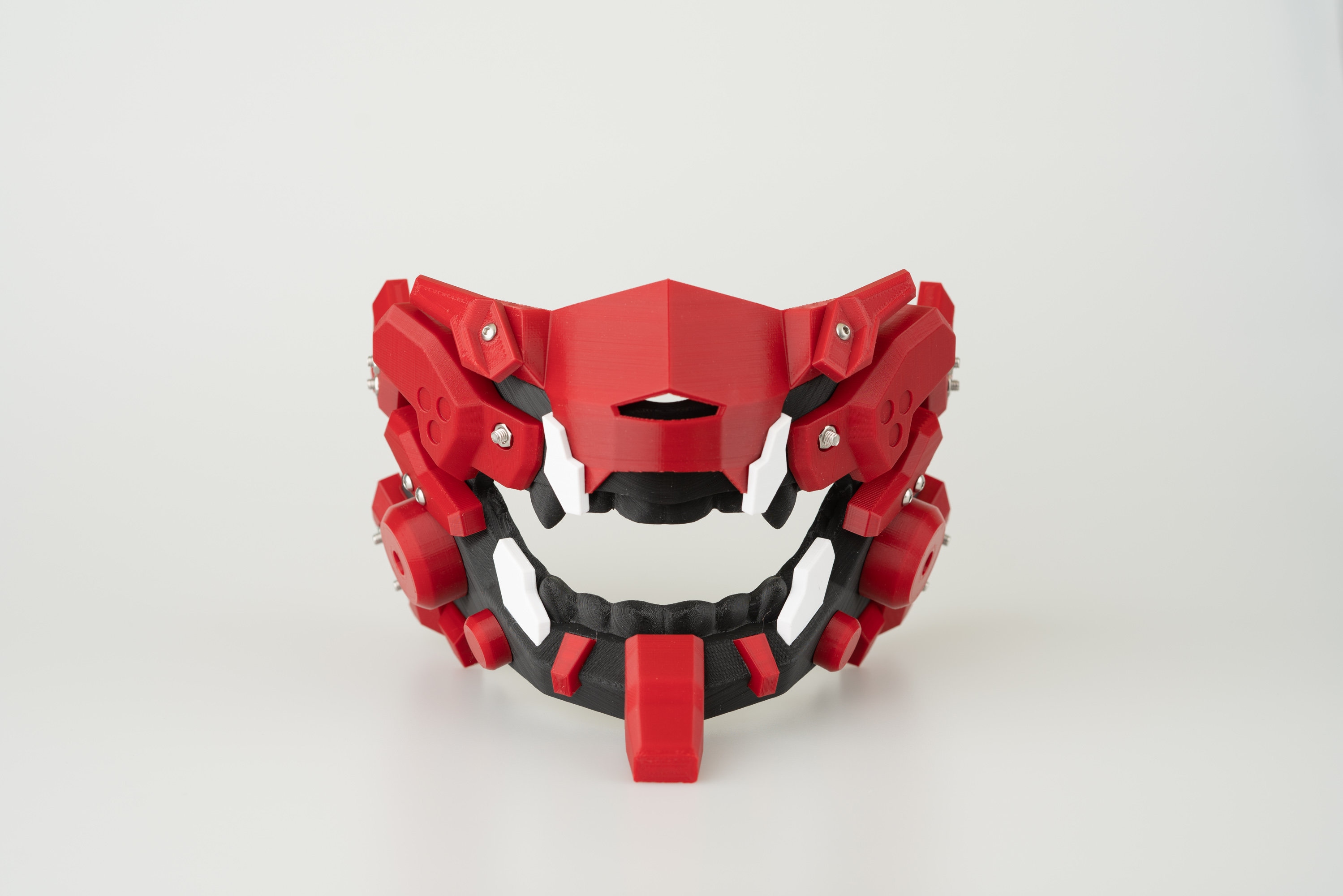 Techwear/streetwear Oni Mask [red] - Etsy