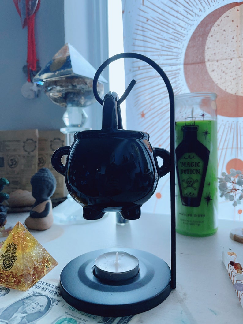 Hanging Cauldron Wax/oil Burner - Etsy