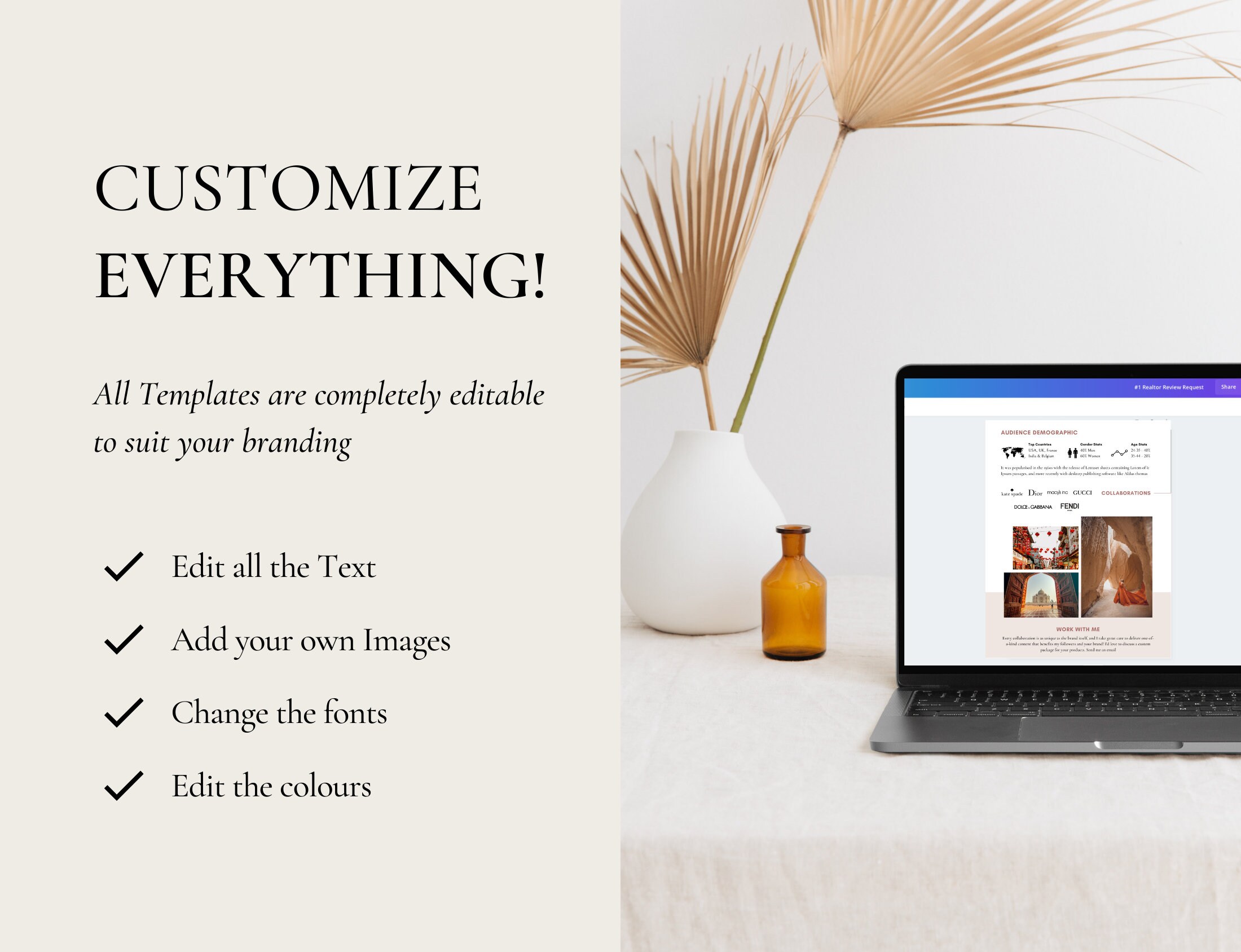 Media Kit Template, Media Kit Canva, Influencer Kit, Media Kit, Press ...