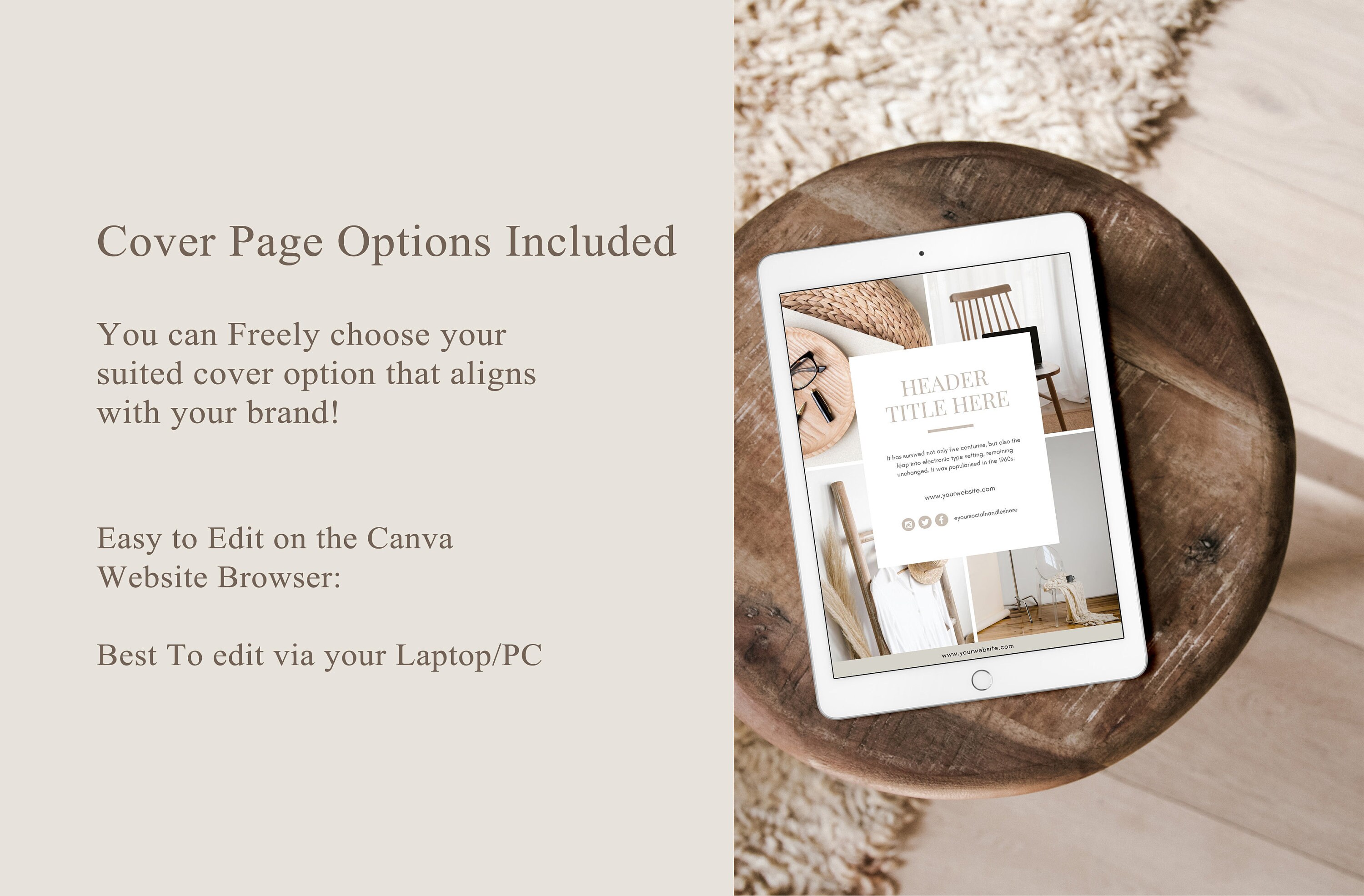 Lead Magnet Template Ebook Template Canva Course Creator - Etsy