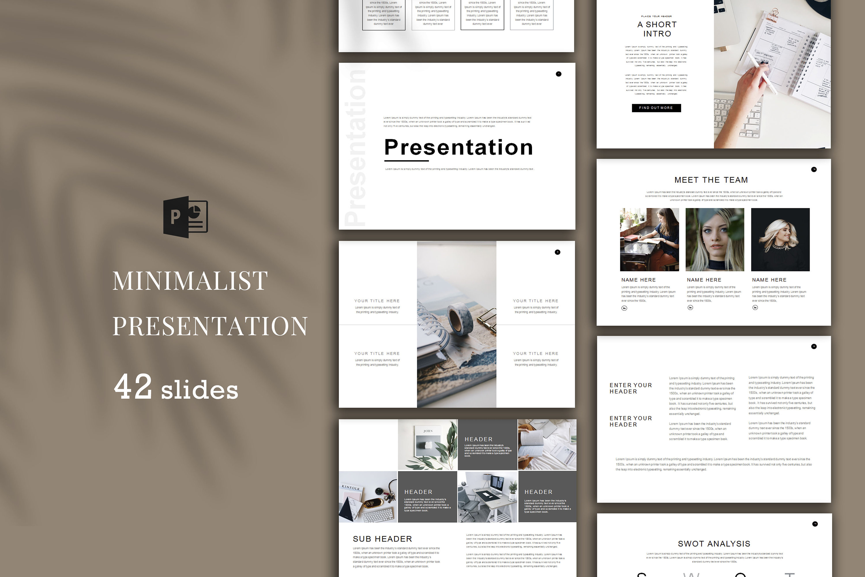 Minimal Presentation, Powerpoint Presentation, Feminine Powerpoint ...