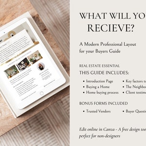 Real Estate Buyer's Packet, Buyers Presentation, Realtor Marketing ...