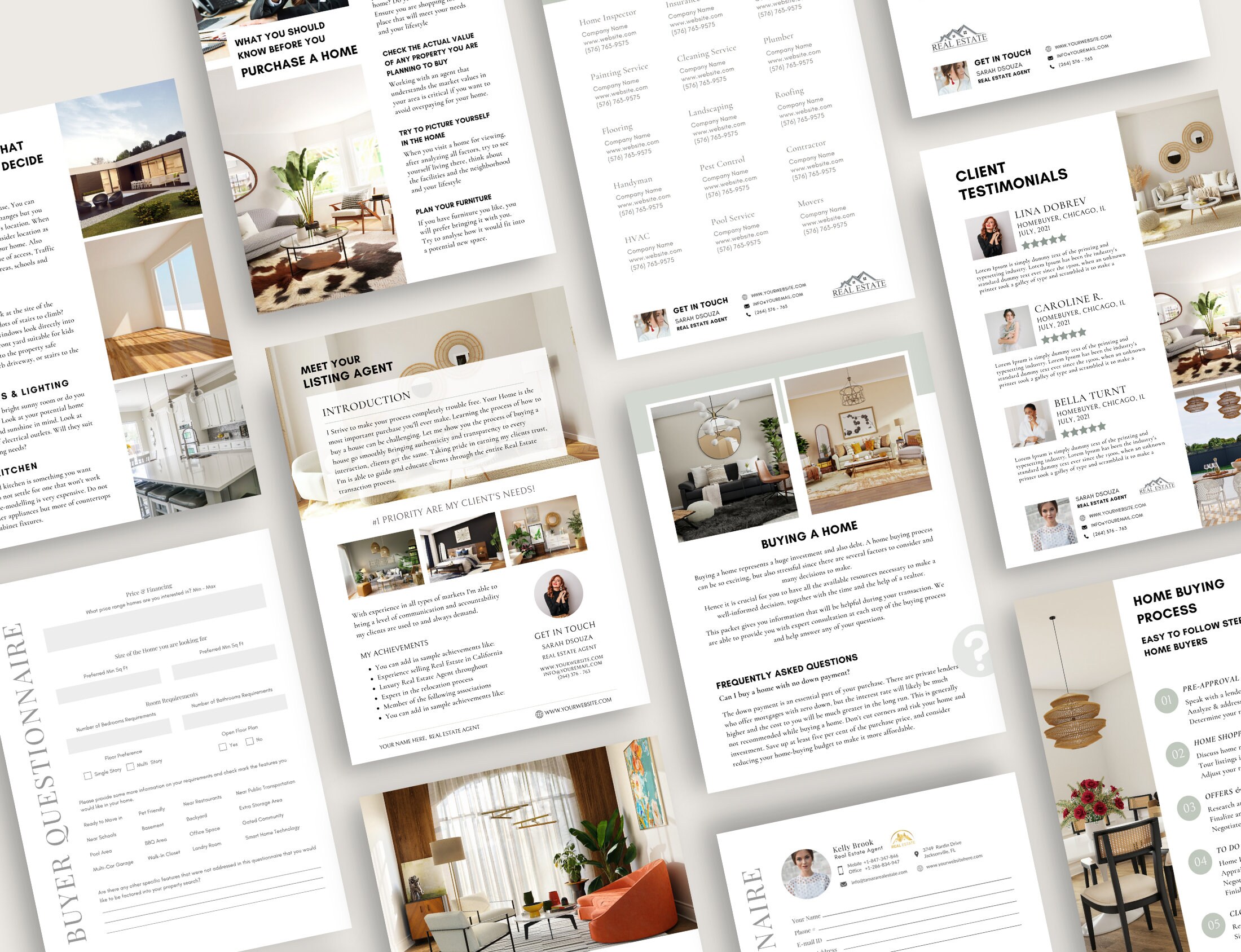 Real Estate Buyer's Packet, Buyers Presentation, Realtor Marketing ...