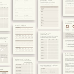 Business Plan Template, Start up Business Plan, Small Business Owner ...