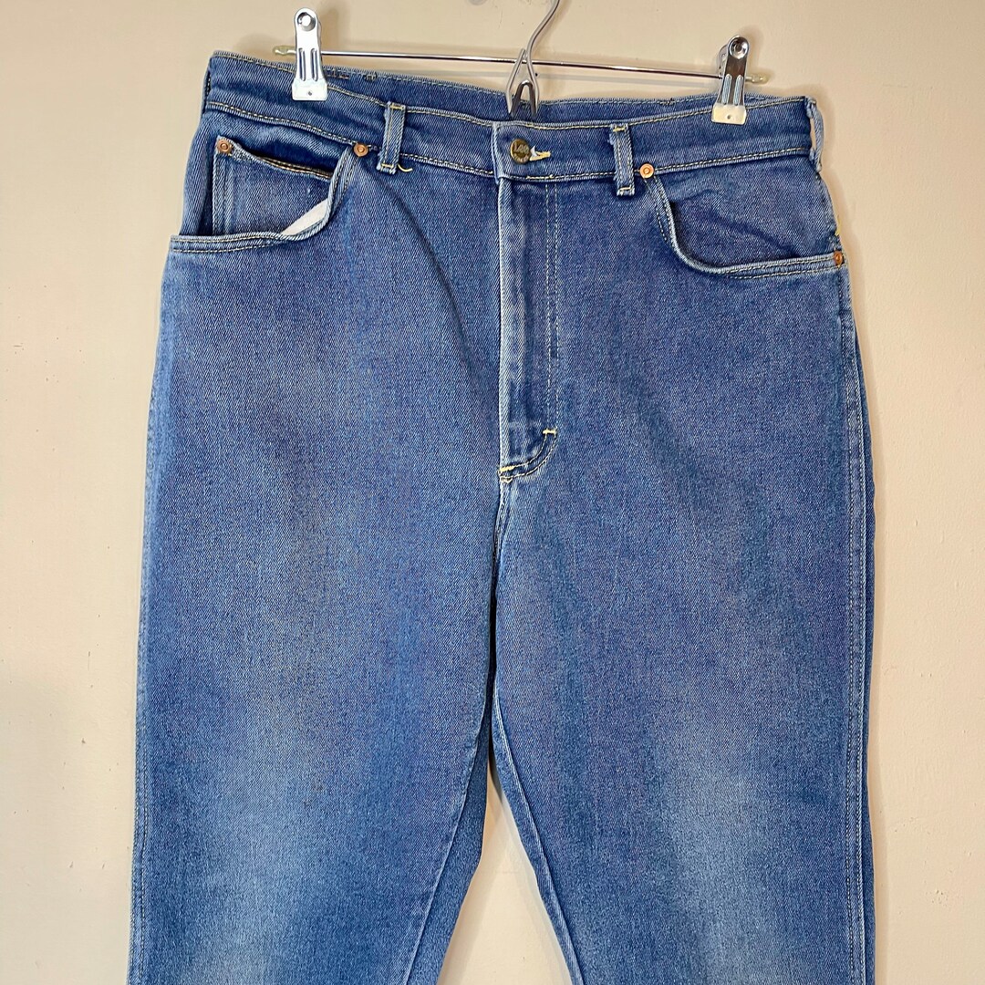 Vintage 80s USA Lee Union Made Jeans Single Stitch, Poly/cotton 32x27.5 ...