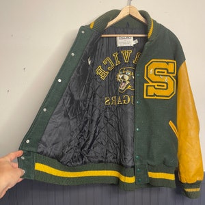 Vintage Y2K Letterman Jacket, Service High School Anchorage Alaska ...