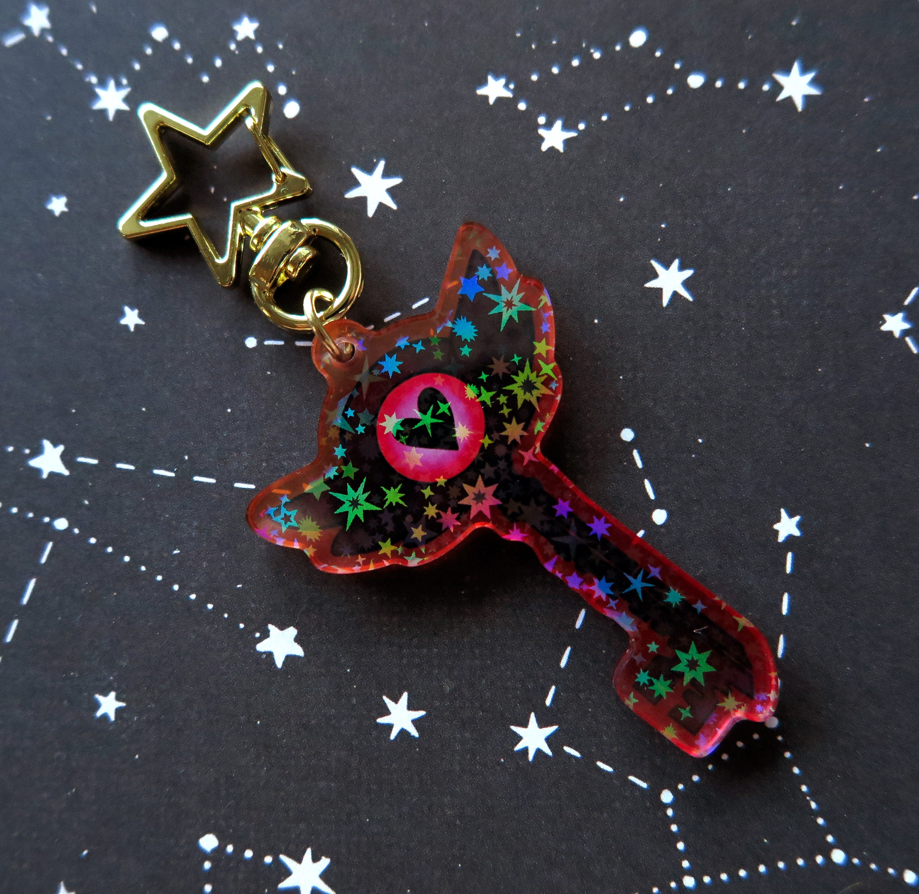 Keekee Hazbin Hotel Key Acrylic Charm - Etsy