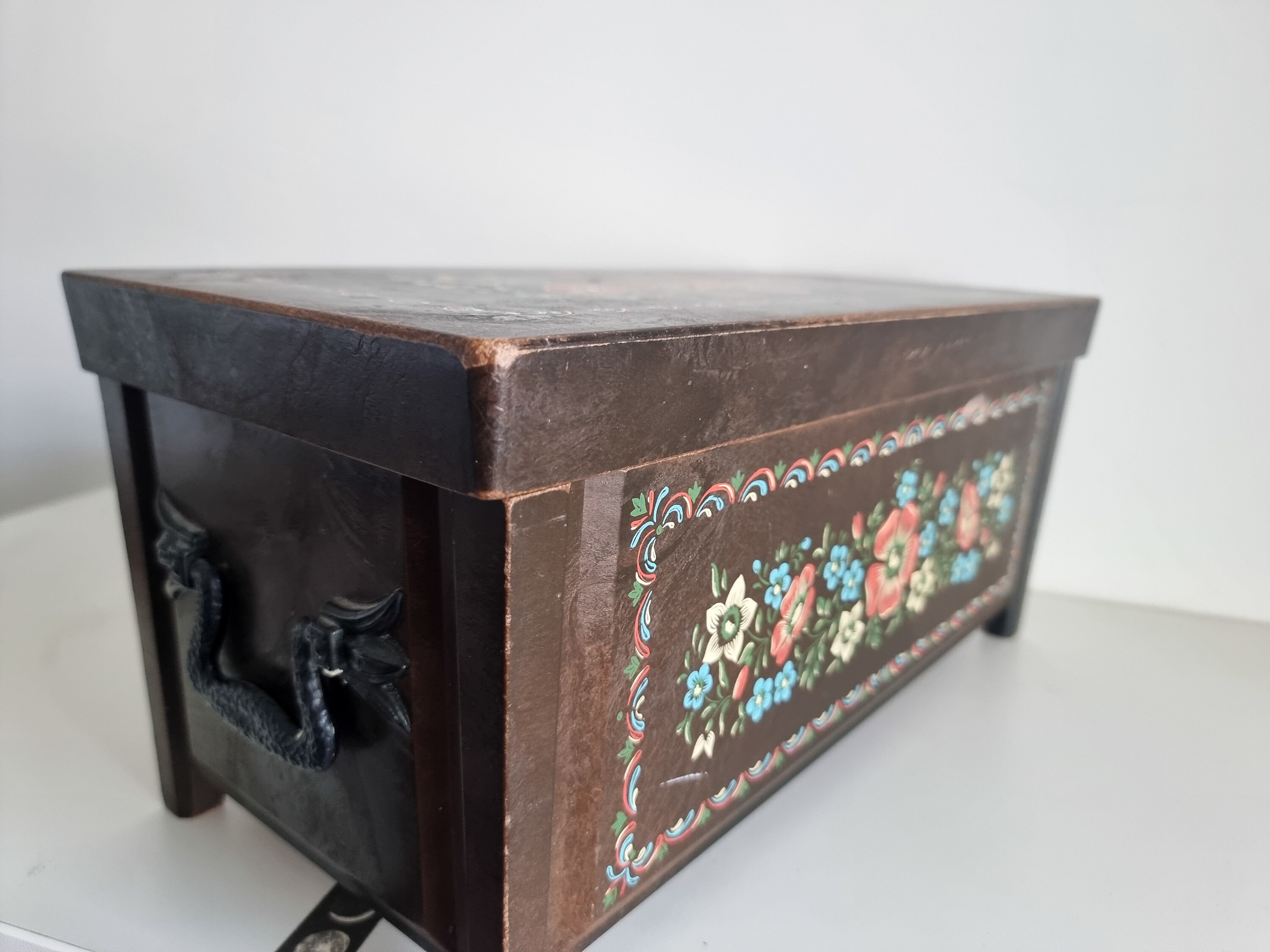 Vintage 60s Murrhardter Chest Sewing Box Jewelery Organizer Utensilo ...