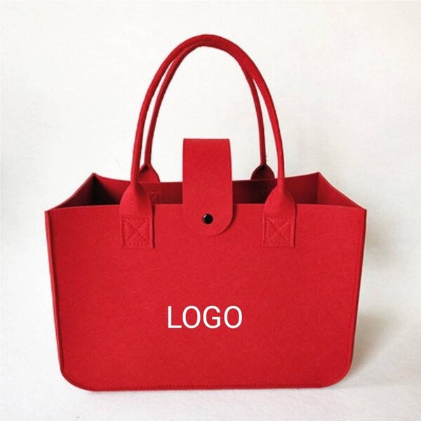 Felt Tote Bag - Etsy