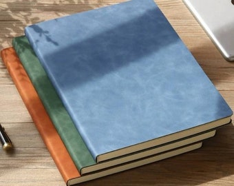 Custom Logo Leather Notebook | Etsy