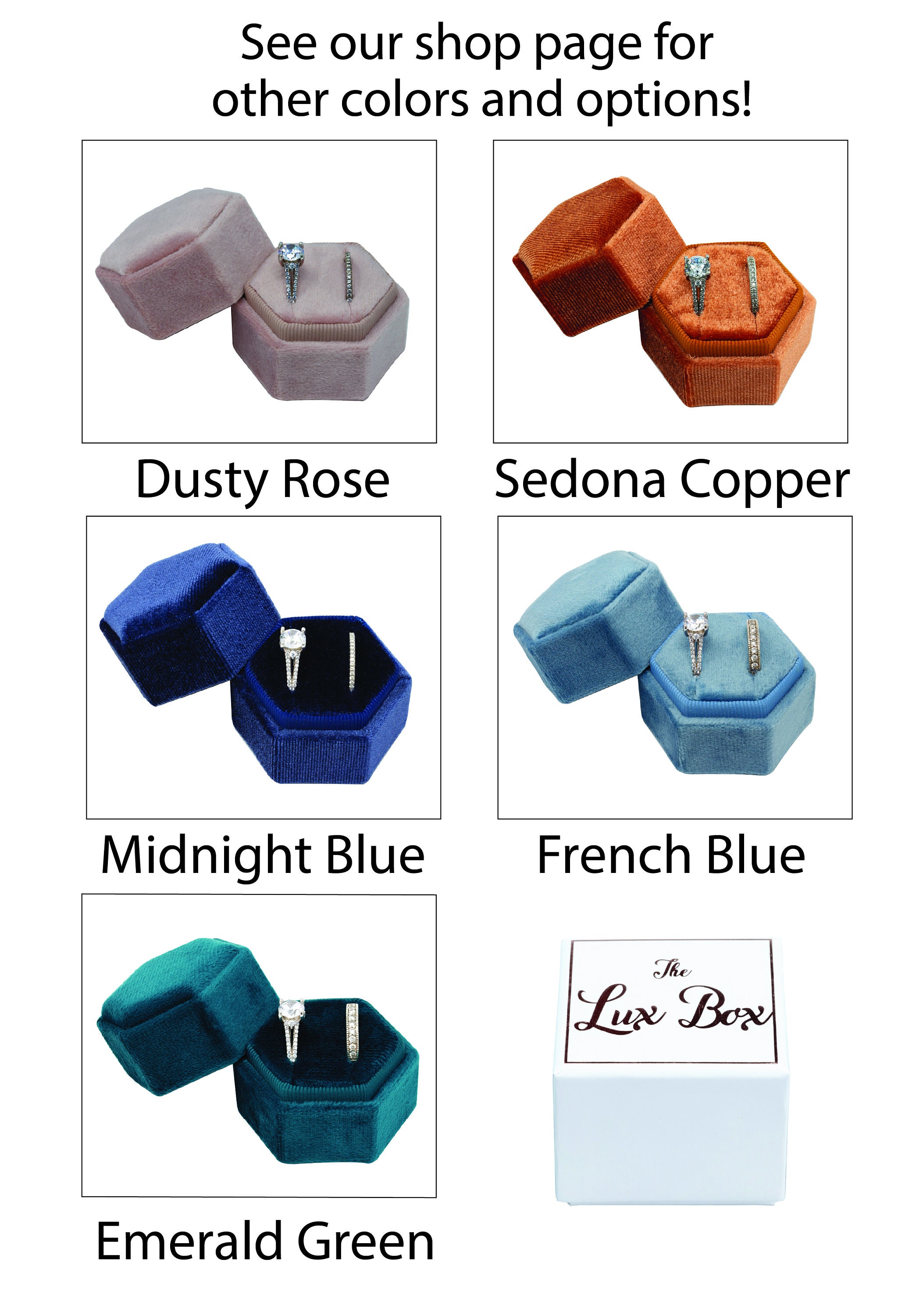 The Lux Box: Velvet Ring Box Proposal Wedding Engagement Photography ...