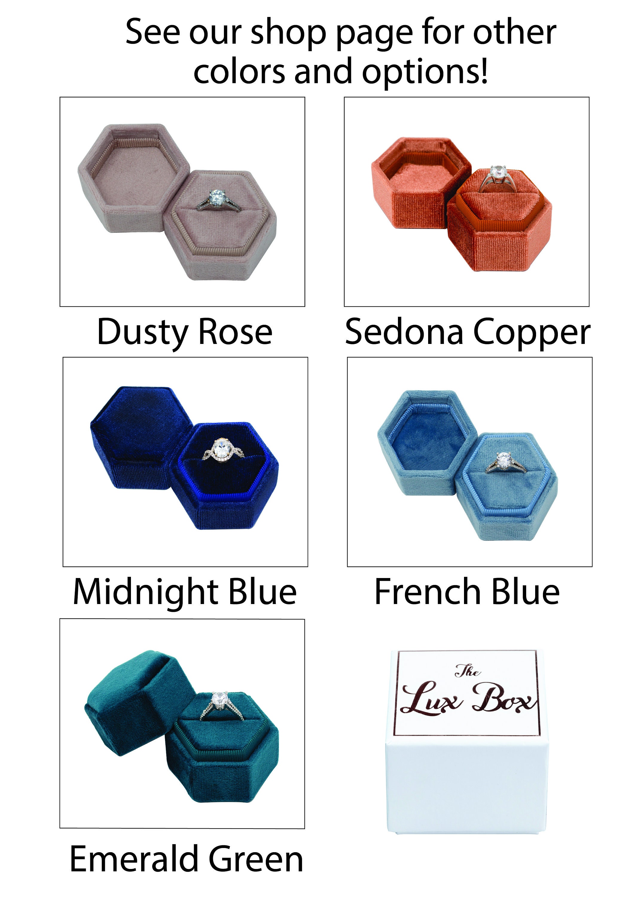 The Lux Box: Velvet Ring Box Proposal Wedding Engagement Photography ...