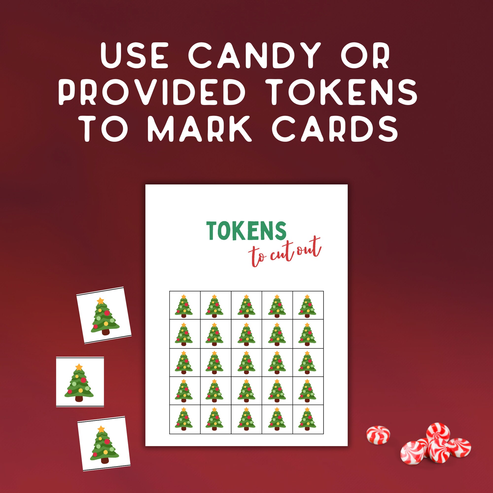 100 Christmas Bingo Cards Printable Game for Kids and Adults, Christmas ...