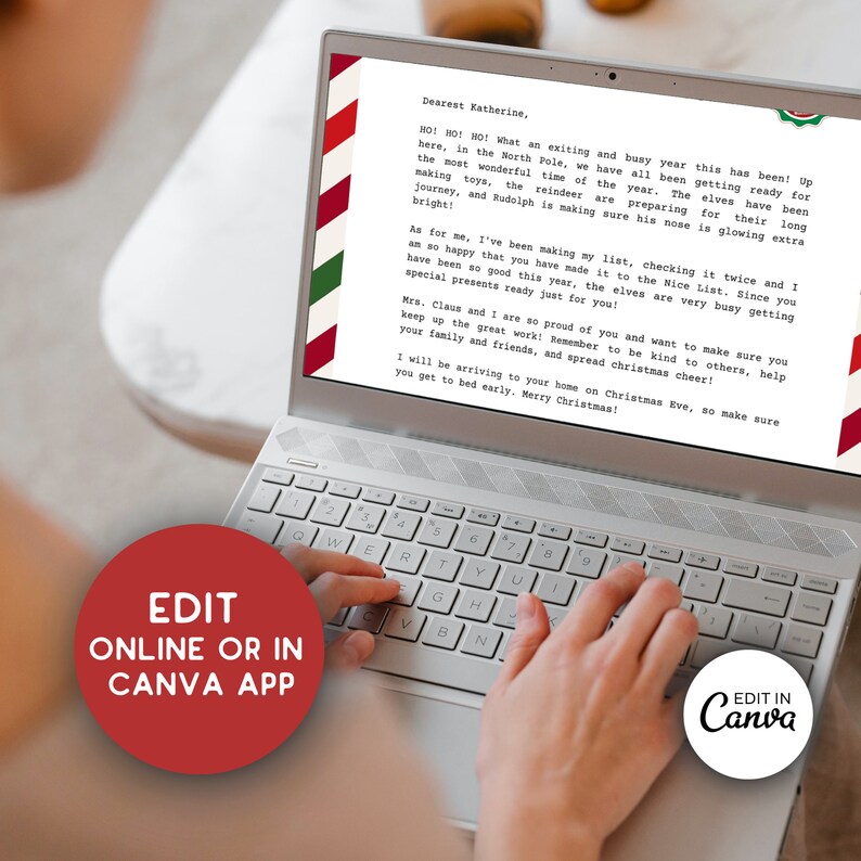 Editable Santa Letter Template Bundle - Letter From Santa, Letter to ...