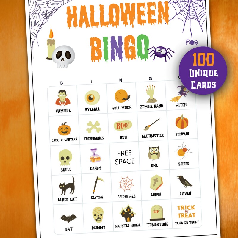 Halloween Bingo - Etsy