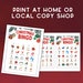 100 Christmas Bingo Cards Printable Game for Kids and Adults, Christmas ...
