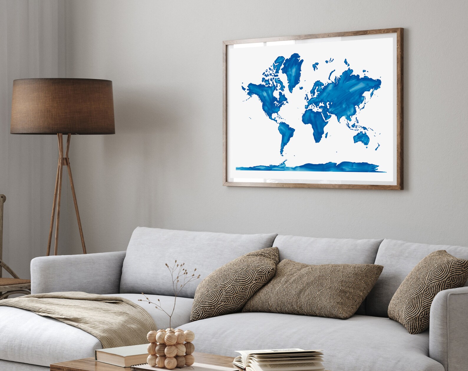 Playroom World Map, World Map Wall Art, World Map Nursery, World Map ...