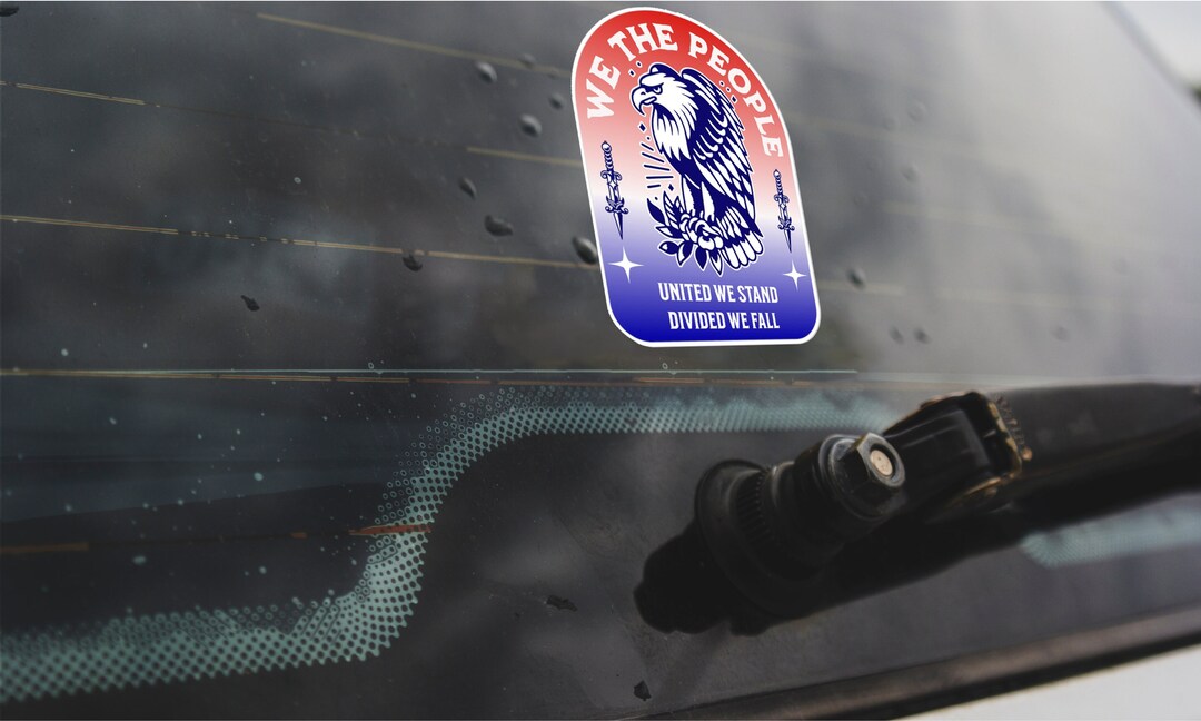 Vinyl We the People Sticker Sheet, We the People Decal, US Constitution ...