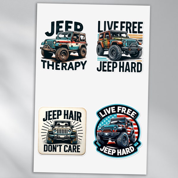 Jeep Stickers - Etsy