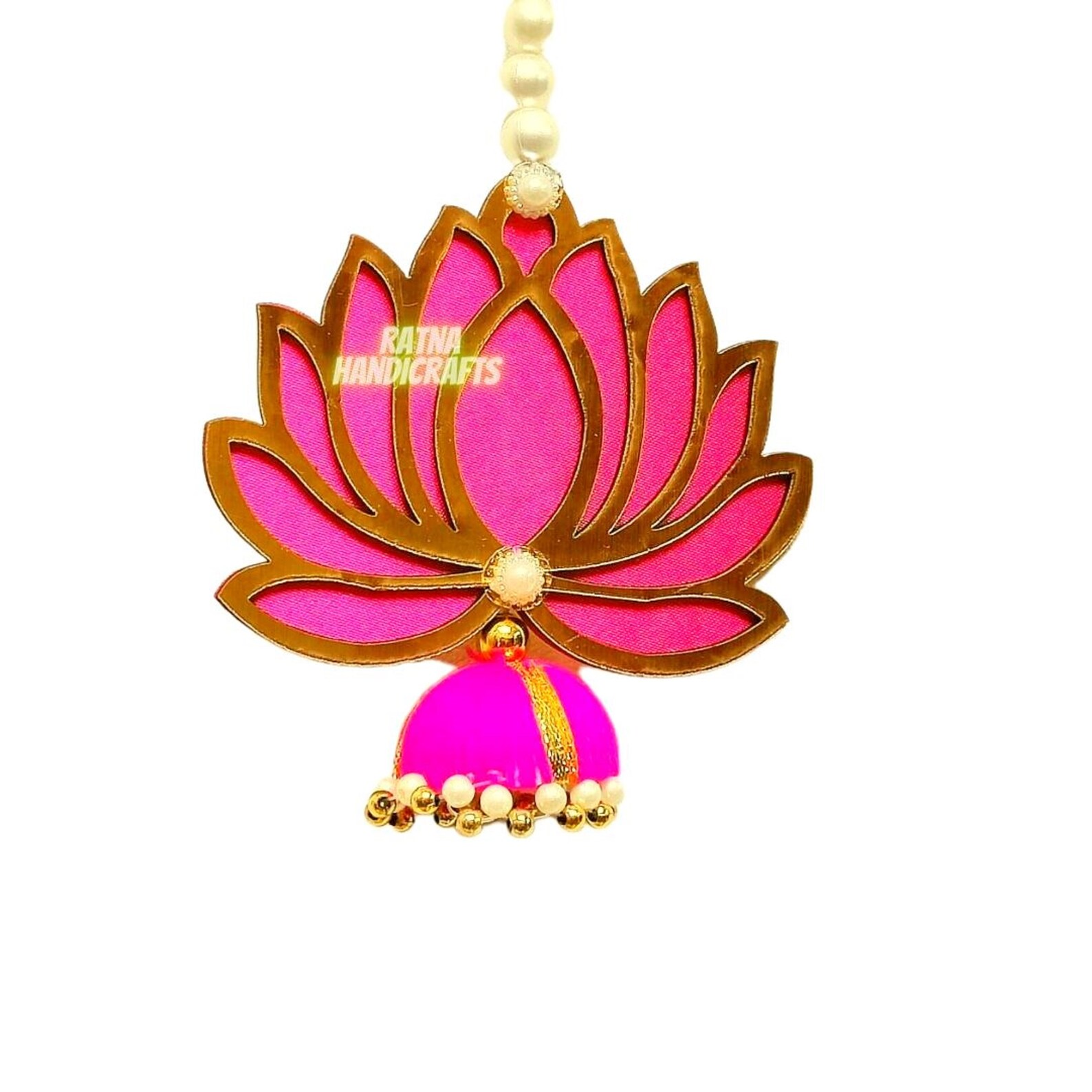 Pack of 10 Beautiful Trending Lotus Hangings for Home Decor - Etsy India