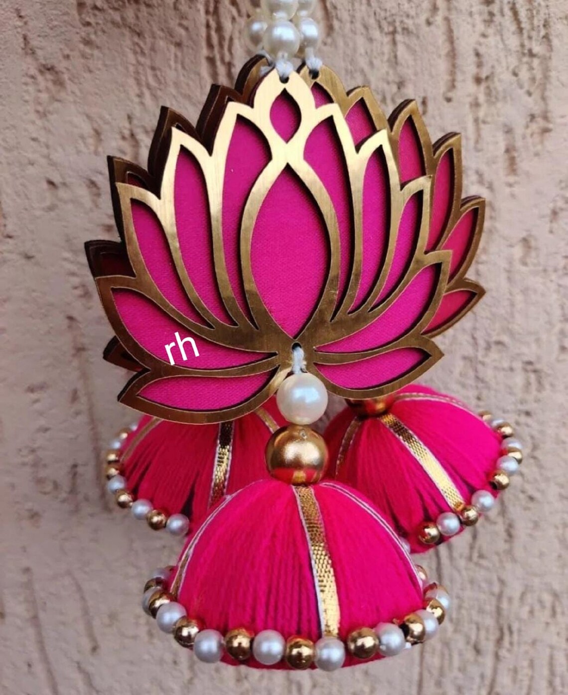Pack of 10 Beautiful Trending Lotus Hangings for Home Decor - Etsy India