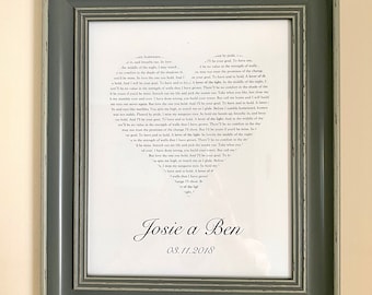 Welsh Cariad Print, Wedding Gift, New Home Gift, Wedding Print and ...