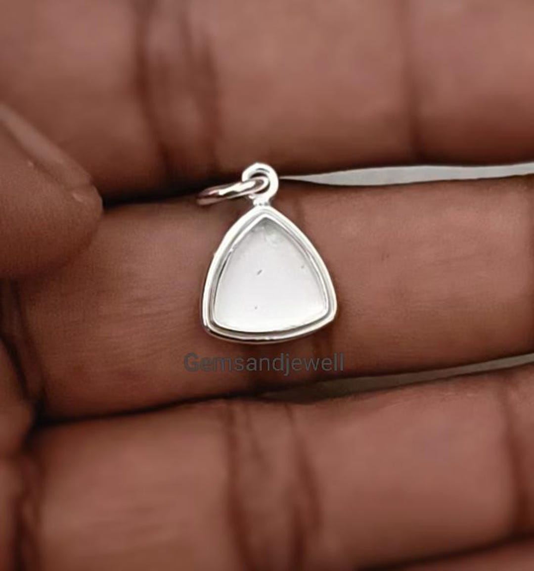 Triangle Bezel Blank Pendant, 925 Sterling Silver Bezel, 4x4mm to ...