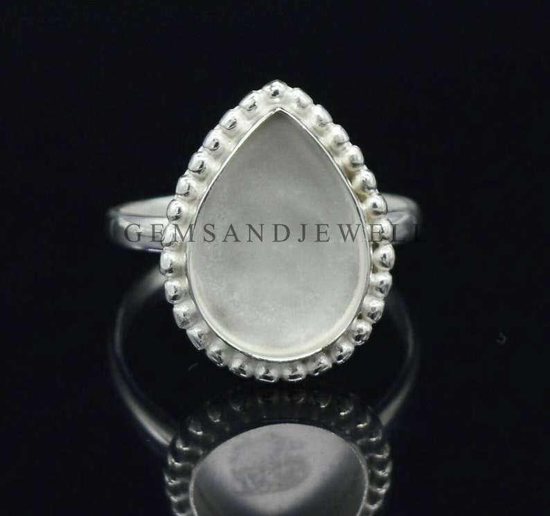 925 Sterling Silver for Pear Bezel Cup Blank Ring Making Designer Metal ...