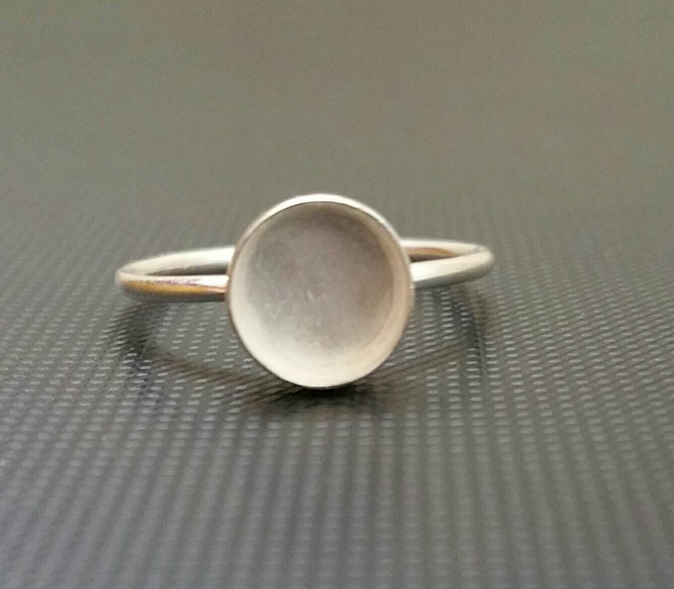 925 Sterling Silver Round Bezel Cup Blank Ring Collet Ring 3mm - Etsy