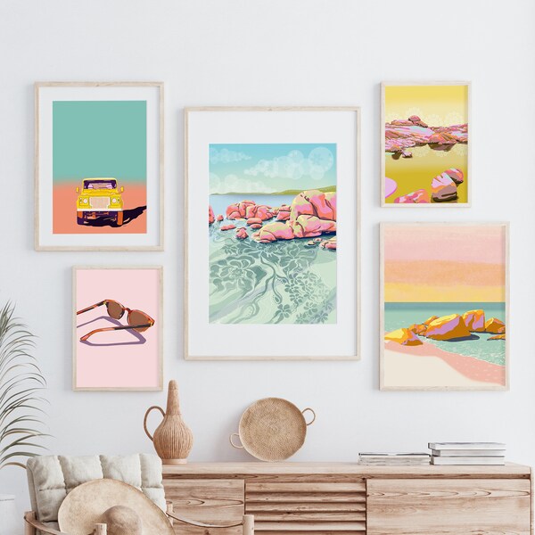 Bright Wall Art - Etsy