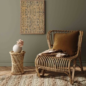 Tan Batik Pattern Textile Downloadable Print Printable - Etsy