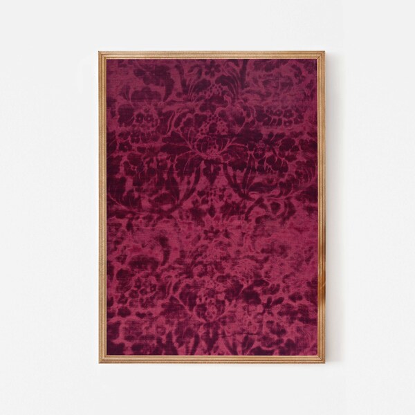 Burgundy Wall Art - Etsy