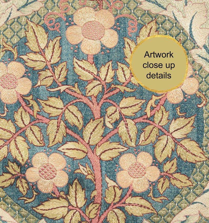 Tree Design Antique Tapestry Wall Printable Downloadable - Etsy